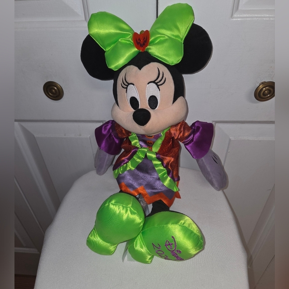 Disney | Toys | Disney Halloween Minnie Mouse Plush | Poshmark